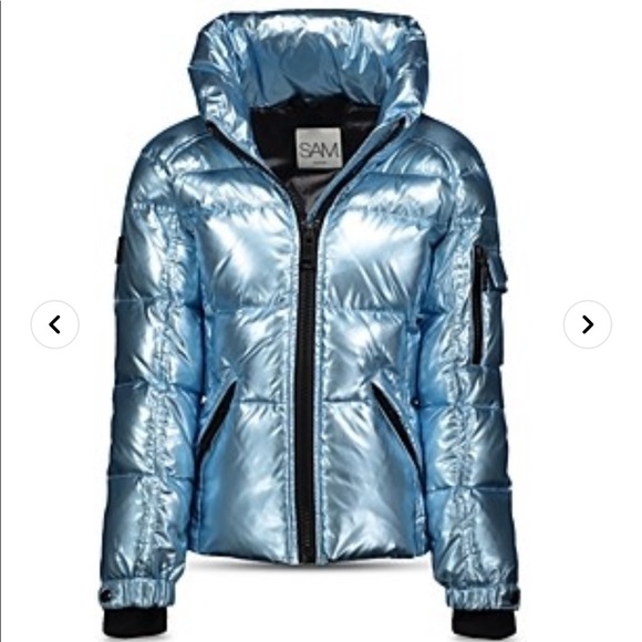 SAM. | Jackets & Coats | Sam Girls Freestyle Down Jacket Blue Sz 8 ...